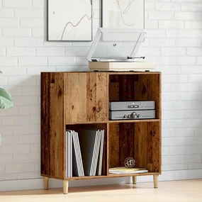 Skříňka Na Lp Desky Old Wood 84,5 X 38 X 89 Cm Kompozitní Dřevo Dub Artisan