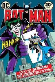 Plakát, Obraz - Batman - Joker back in the Town