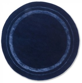 Jednobarevný kruhový koberec Laura Ashley Redbrook midnight 81808 - kruh 200 - Brink & Campman