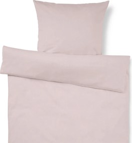 Tchibo - Flanelové povlečení, světle růžová, standardní velikost