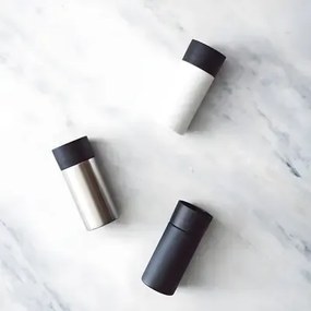 Vinga Otis bílá / Termohrnek / nerezová ocel / 300 ml