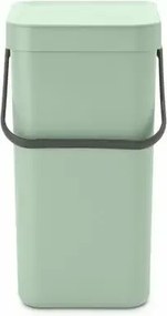 Brabantia Sort  Go Odpadkový koš 12 L zelená / 20 x 35.1 x 24.9 cm