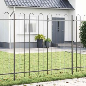 Zahradní plot BOXTEL 4 ks 6,8 x 1,5 m Práškově lakovaná ocel 3334077