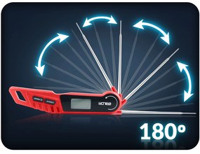 Baldr BD-130 digitální kolíkový teploměr na maso pro přesné měření teploty při grilování a vaření