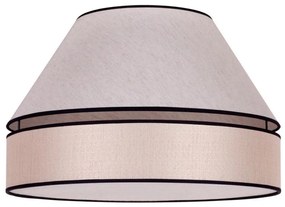 Duolla - Stropní svítidlo AVIGNON 1xE27/15W/230V pr. 50 cm béžová 602150
