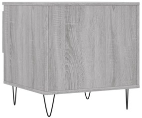 Konferenční stolky 2 ks šedé sonoma 50x46x50cm kompozitní dřevo - Default Title