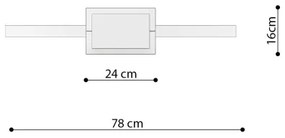 Thoro TH.248 - LED Lustr na lanku RIO LED/50W/230V CRI90 3000K pr. 78 cm zlatá