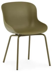 Hyg Chair Steel olivová Normann Copenhagen