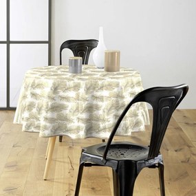 Omyvatelný ubrus ø 160 cm Plumina – douceur d'intérieur