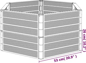 Zahradní truhlík antracitový PP 154984