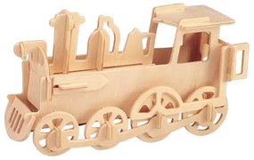 Woodcraft Dřevěné 3D puzzle Lokomotiva malá