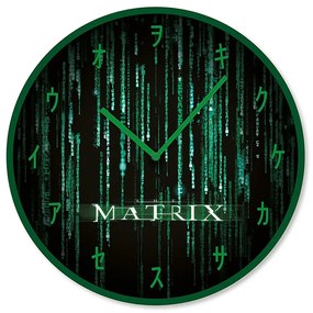 Postershop Nástěnné hodiny - The Matrix Code