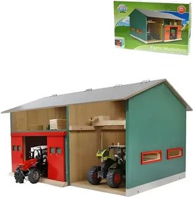 KIDS GLOBE Dřevěná stavebnice Stodola s dílnou / Měřítko 1:32 / od 3 l