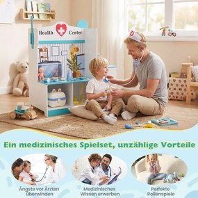 Costway Dětský lékařský set s 27 příslušenstvím Medical Center s EKG monitorem