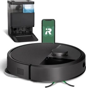 iRobot Roomba Plus 405 Combo + AutoWash dock - black - Zánovní - Robotický vysavač s mopem