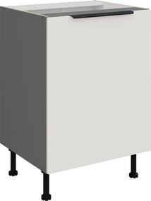 Kuchyňská linka ARIA aw | 300 cm | UNI dvířka | EXTRA VYSOKÁ | ANTIFINGER povrch | antracit/bílá