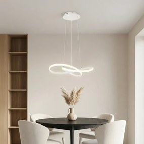 BRILAGI - LED Stmívat. lustr na lanku INFINITY LED/55W/230V 50x50 cm bílá + DO