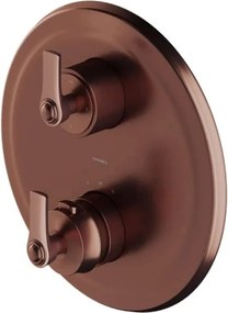 OMNIRES Armance - Termostatická baterie pod omítku, pro 3 spotřebiče, s tělesem, kartáčovaná měď AM5238-6ORB