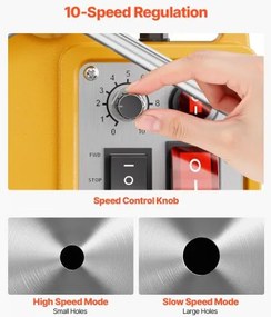 Magnetická vrtačka, Motor 1400 W VEVOR – 1450 W (USA) / 1400 W (EU/AU)