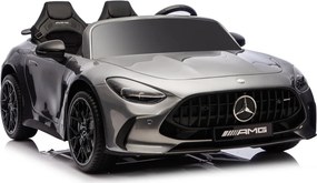 LEAN CARS Elektrické autíčko Mercedes GT63 AMG DK-GT63 24V LCD šedé lakované