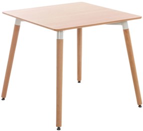 Jídelní stůl Clapton - dřevo - 80x80x75 cm | přírodní