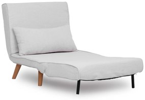 Hanah Home Rozkládací křeslo FOLDE krémové