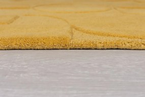Flair Rugs, Kusový koberec Moderno Gigi Ochre, 160x230, žlutá, chodba / předsíň