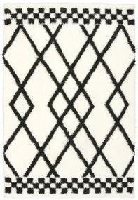 Koberec Boho 656 Romby krémový / černý