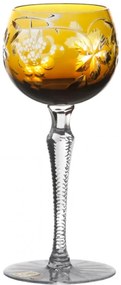 Sklenice na víno Grapes, barva amber, objem 190 ml