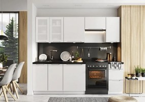 Casarredo - Komfort nábytek Kuchyňská linka ZANZI 240 cm, bílá mat
