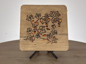 Li-Go "Víno" lampa 19x19cm provedení povrchu: dub světlý