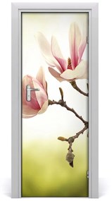 Fototapeta samolepící květy magnolie 95x205 cm