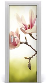 Fototapeta samolepící květy magnolie 85x205 cm