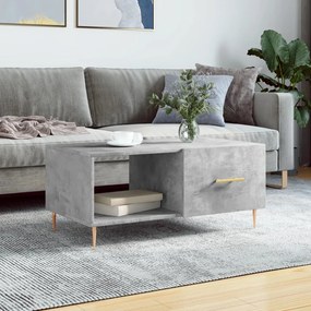 Konferenční stolek betonově šedý 90x50x40 cm kompozitní dřevo