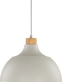 TK Lighting Béžový závěsný lustr Cap pro žárovku E27 TK5664