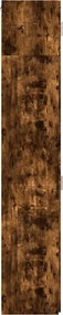 Úzká úložná skříňka kouřový dub 50x42,5x225 cm kompozitní dřevo 3281305