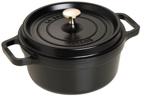 Staub Litinový hrnec s poklicí Cocotte, černá, 26 cm / 5,2 l 1102625