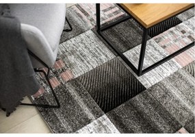 Kusový koberec Siena šedorůžový 140x190cm