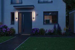 P 94742 LED venkovní nástěnné svítidlo Stan IP44 800mm 3000K 11,5W 230V antracit hliník - PAULMANN