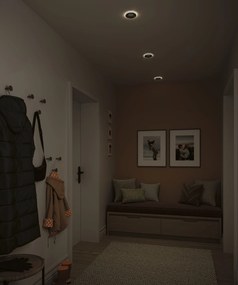 P 92250 LED vestavné svítidlo Sormus 3ks sada IP65 kruhové 100mm 3x4,8W / 1,5W / 230V 3000K matný chrom - PAULMANN