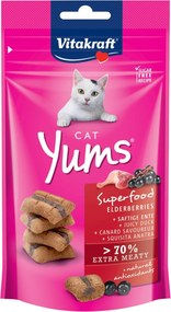 Vitakraft Pochoutka pro kočky Cat Yums Superfood kachna a bezinky 40 g