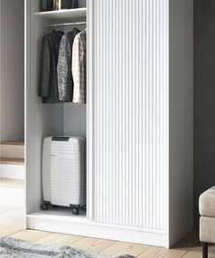 Šatní skříň Biancco 120 cm bílá