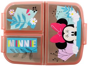 Multibox na svačinu Minnie Mouse - Disney se třemi přihrádkami