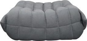 Taburet Nua 86 cm samet šedý