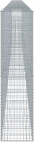Gabionový koš s víkem 1 200 x 50 x 200 cm pozinkované železo 3295177