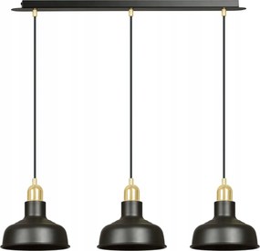Závěsná Lampa lustr Emibig 3xE27 60W Ibor Black