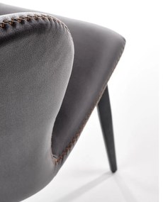 Jídelní židle Wade, šedá / černá