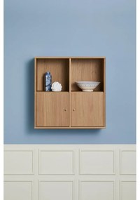 Závěsná knihovna v dekoru dubu v přírodní barvě 70x70 cm Mistral – Hammel Furniture