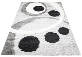 Kusový koberec shaggy Poza šedý 120x170cm