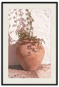 Plakát Květinky v džbánu - rostlina vyrůstající z hlinité nádoby